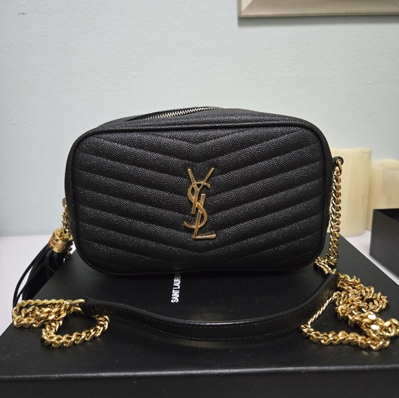 Yves Saint Laurent | Bags | Saint Laurent Lou Mini Ysl Camera Bag ...